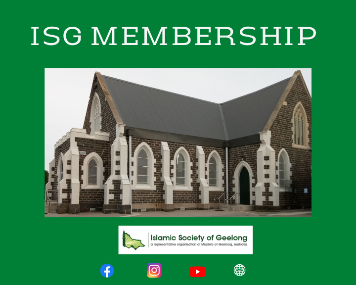 Membership - Islamic Society of Geelong