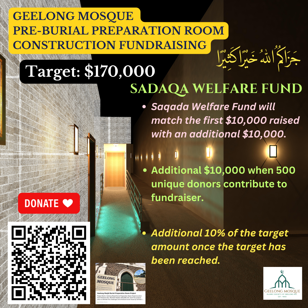 Pre-Burial Preparation Room Construction - Islamic Society of Geelong